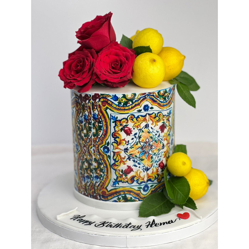 Positano Theme Cake| Custom Cakes for Women | Sugaholic Dubai